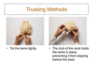 Teaching schedule 13 (Poultry meats, Classification and identification ...