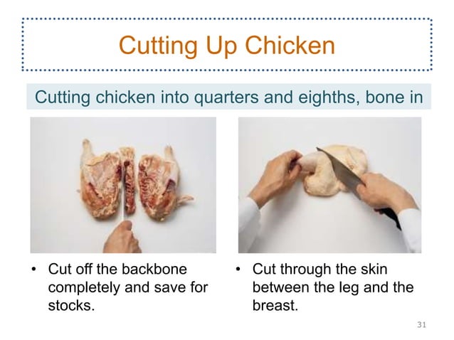 Teaching schedule 13 (Poultry meats, Classification and identification ...