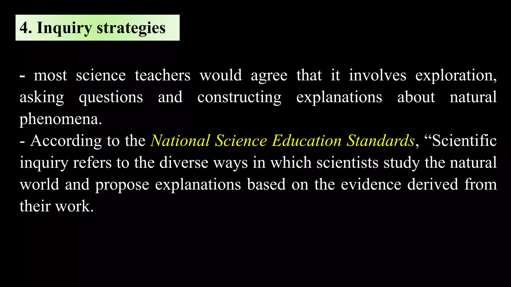 Teaching Science | PPTX