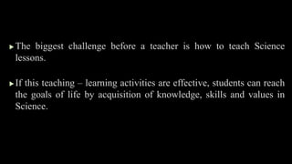 Teaching Science | PPTX