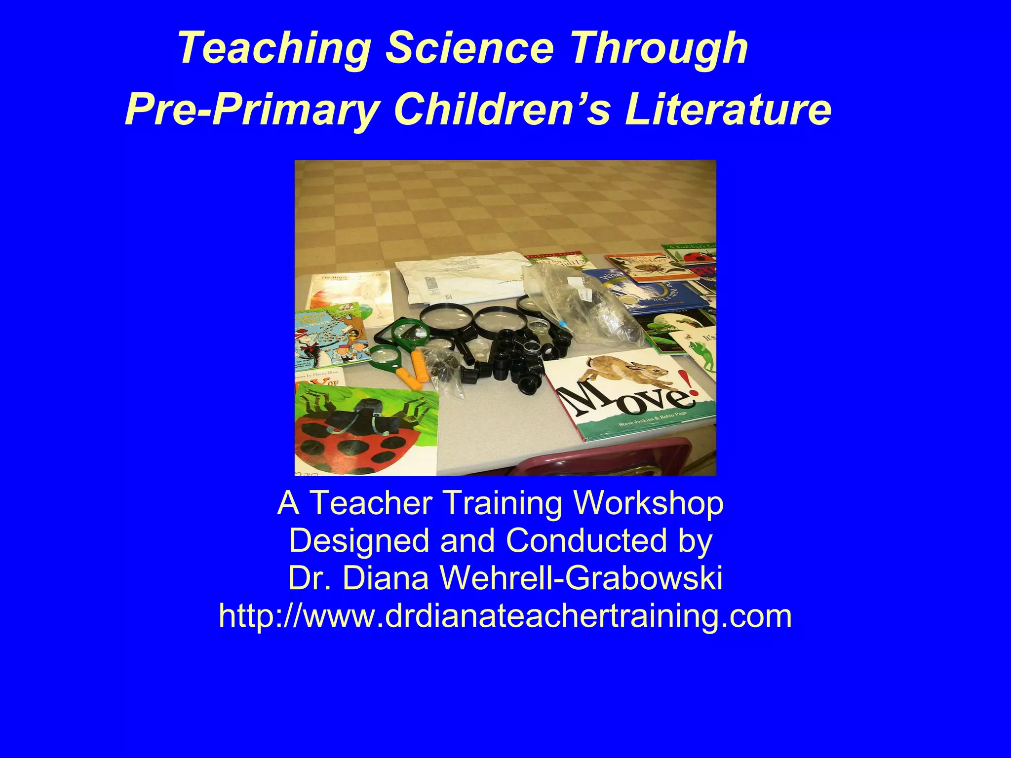 Teaching Science Concepts Through Pre-Primary Children's Literature ...