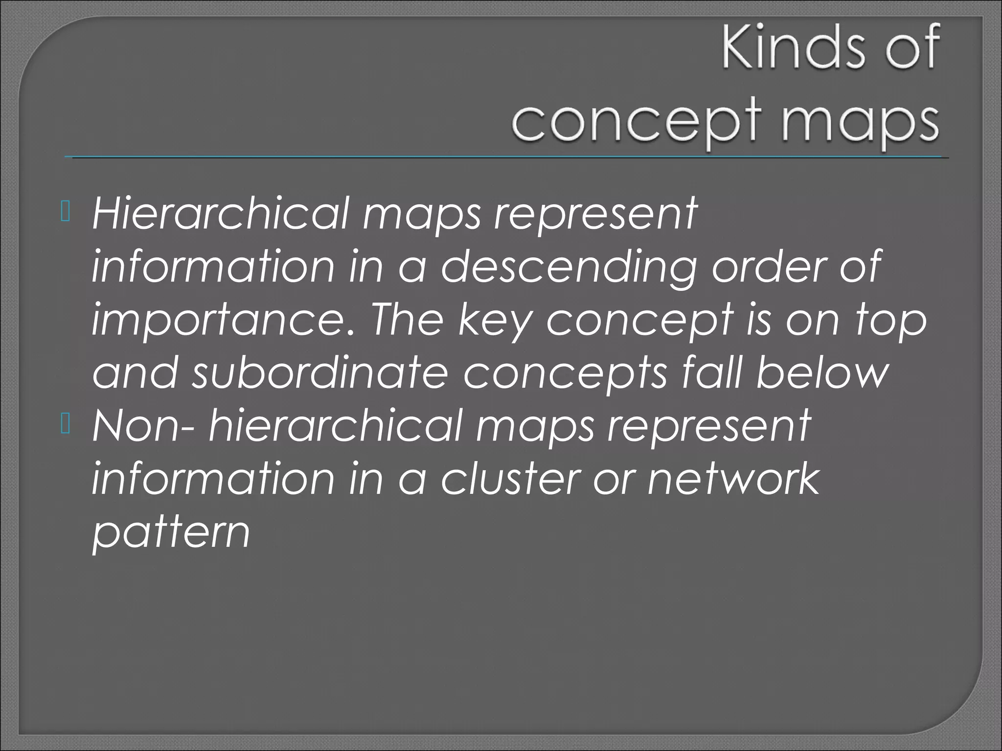 Teaching science using concept maps | PPT