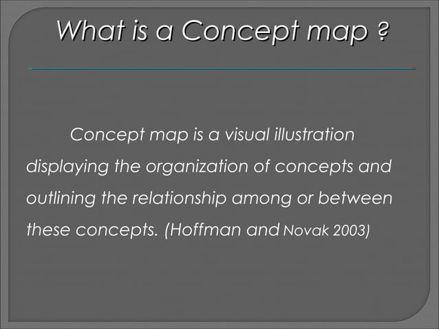 Teaching science using concept maps | PPT | Geography | Science