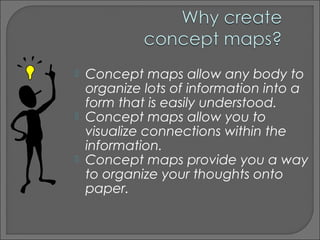 Teaching science using concept maps | PPT