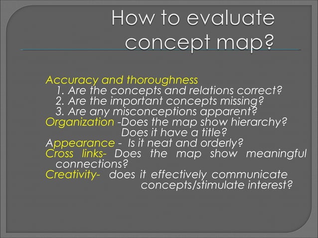 Teaching science using concept maps | PPT