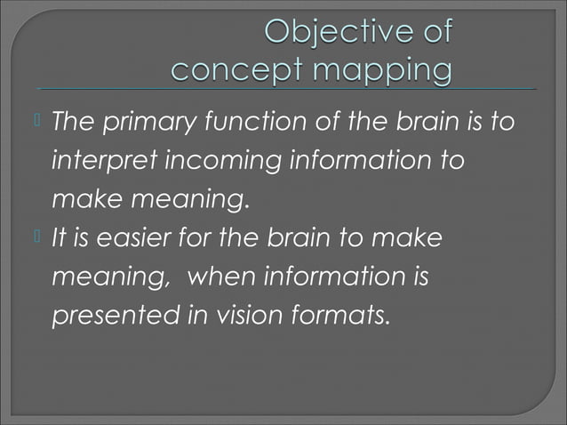 Teaching science using concept maps | PPT
