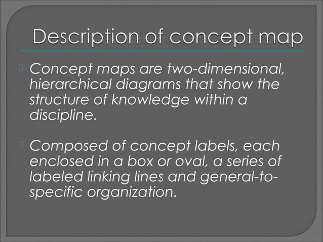 Teaching science using concept maps | PPT