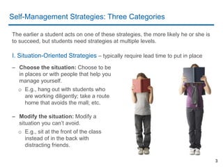 Teaching Self-Management | PPTX