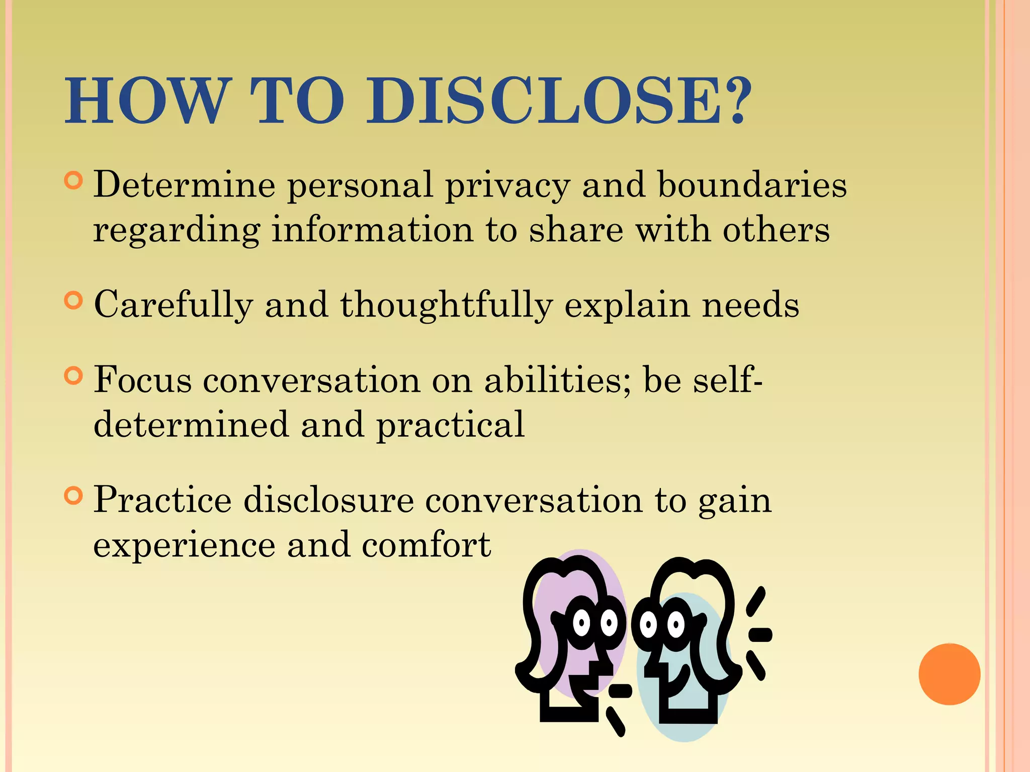 Teaching Self Advocacy | PPT