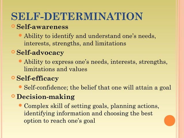 Teaching Self Advocacy | PPT