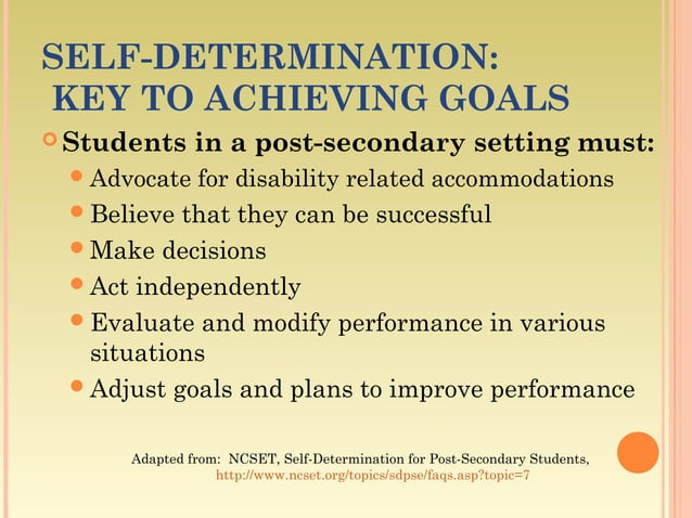 Teaching Self Advocacy | PPT