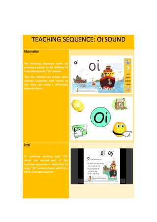 Teaching sequence oi sound group 7 | PDF