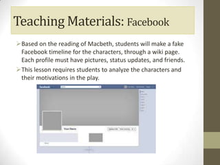 Teaching Shakespeare’s Macbeth | PPTX | Tablets and E-readers ...