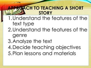 Teaching short story | PPTX