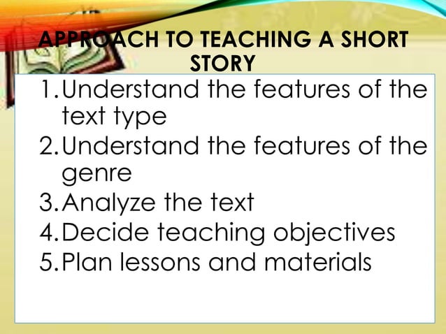 Teaching short story | PPTX