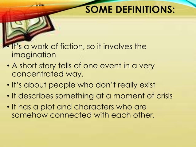 Teaching short story | PPTX