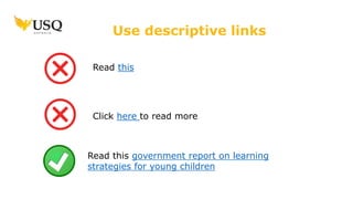 Access and inclusion in learning and teaching | PPT