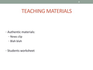Teaching simple past tense | PPT