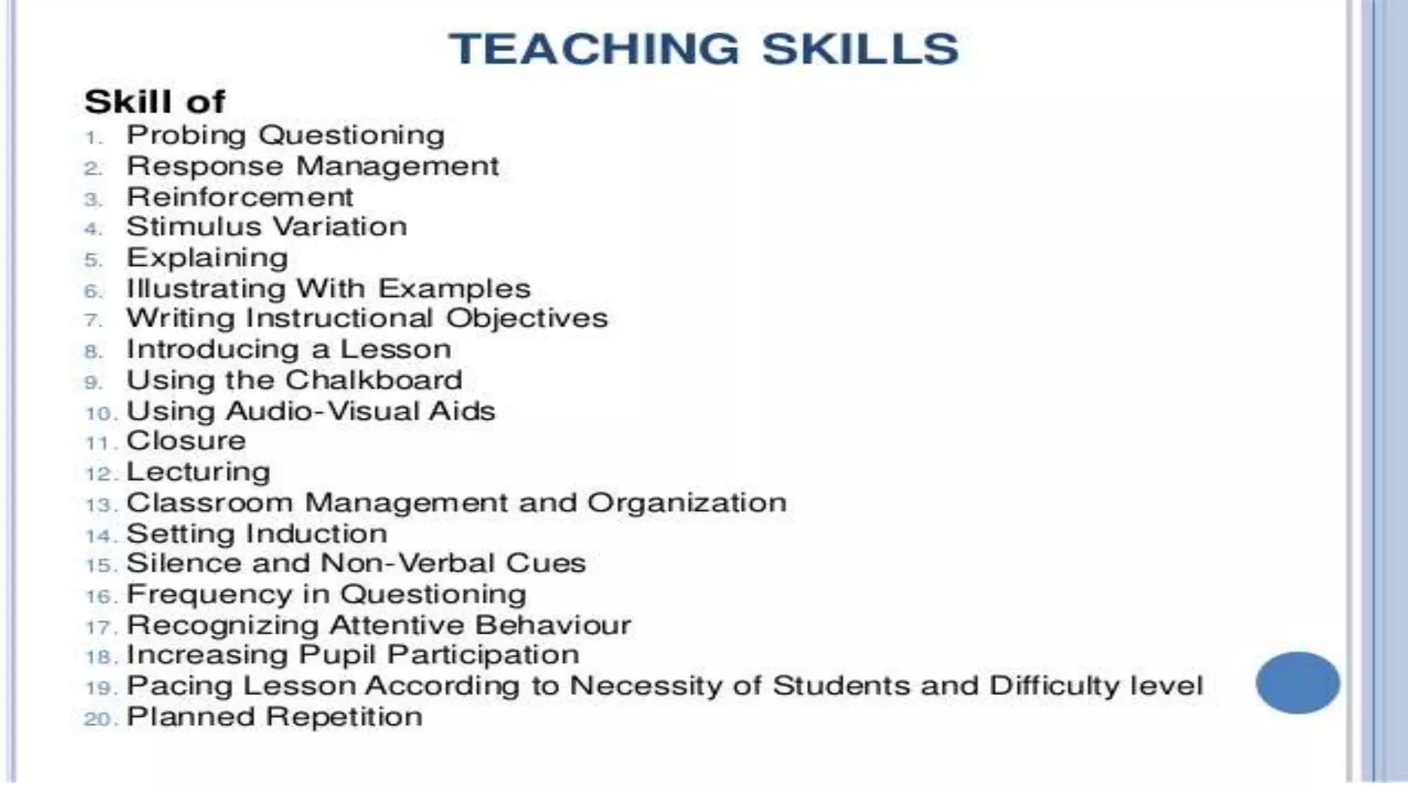 Teaching skills | PPTX