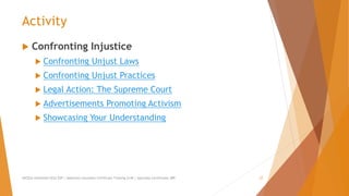 Teaching social justice | PPTX