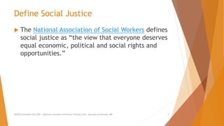Teaching social justice | PPTX