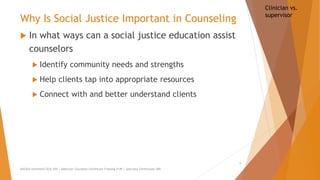Teaching social justice | PPTX