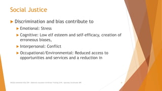 Teaching social justice | PPTX