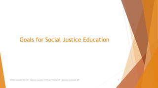 Teaching social justice | PPTX