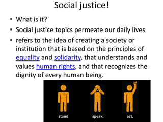 Teaching social studiessocial justice and service learning | PPTX