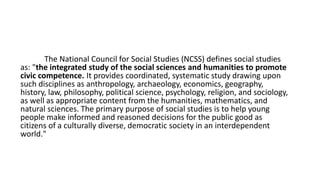 teaching social studies in the elementary presentation 1.pdf | Primary ...