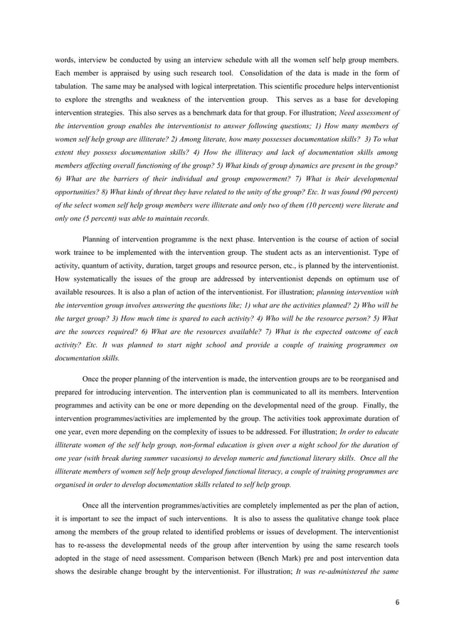 8 Teaching social work practice through intervention field work by Dr ...