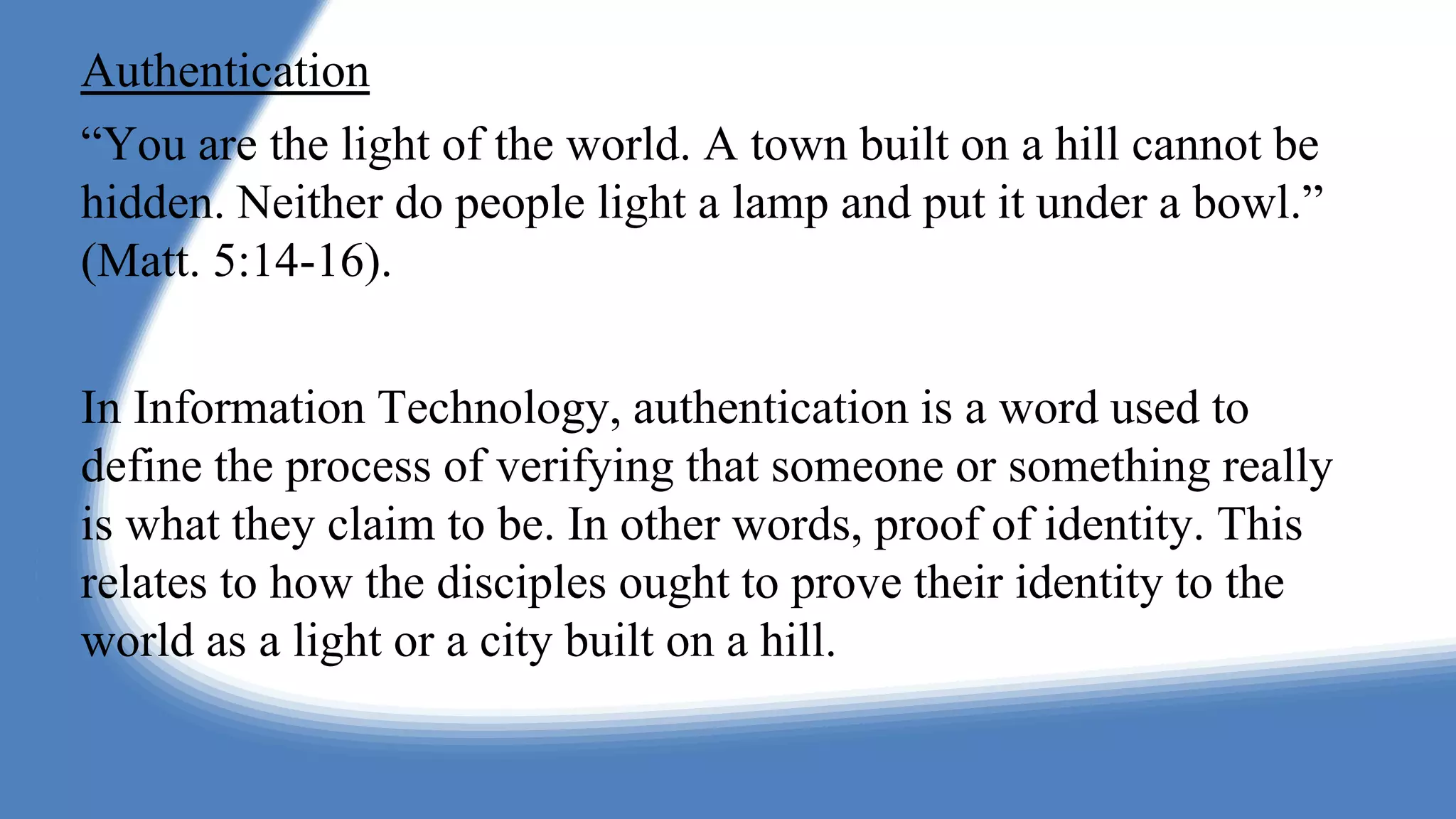 Teachings of Jesus Christ And How They Relate To Information ...