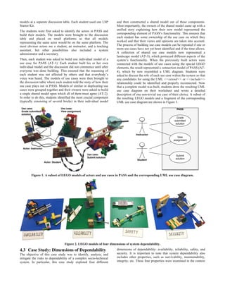 Teaching software engineering with lego serious play | PDF