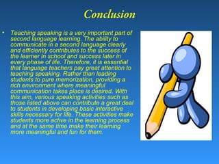 Teaching speaking | PPT