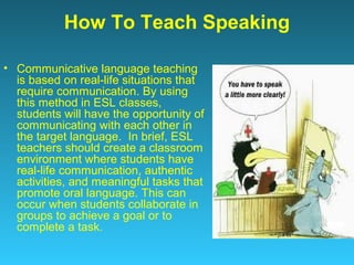 Teaching speaking | PPT