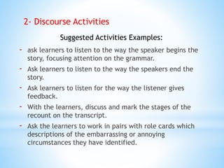 Teaching speaking; a text based syllabus approach | PPSX