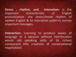 Teaching speaking brown | PPT