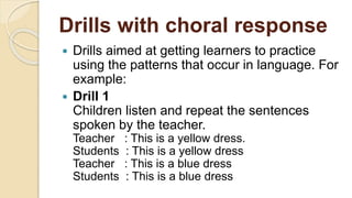 English for Young Learners - Teaching Speaking | PPTX