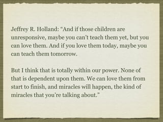 Teaching, Speaking, and Learning the Lord's Way | PPT