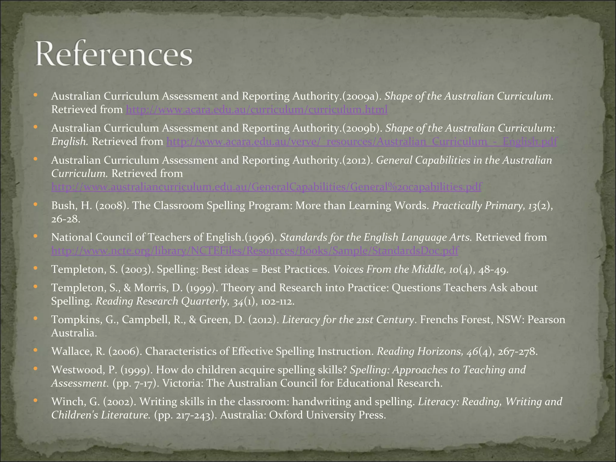 Teaching spelling | PPT