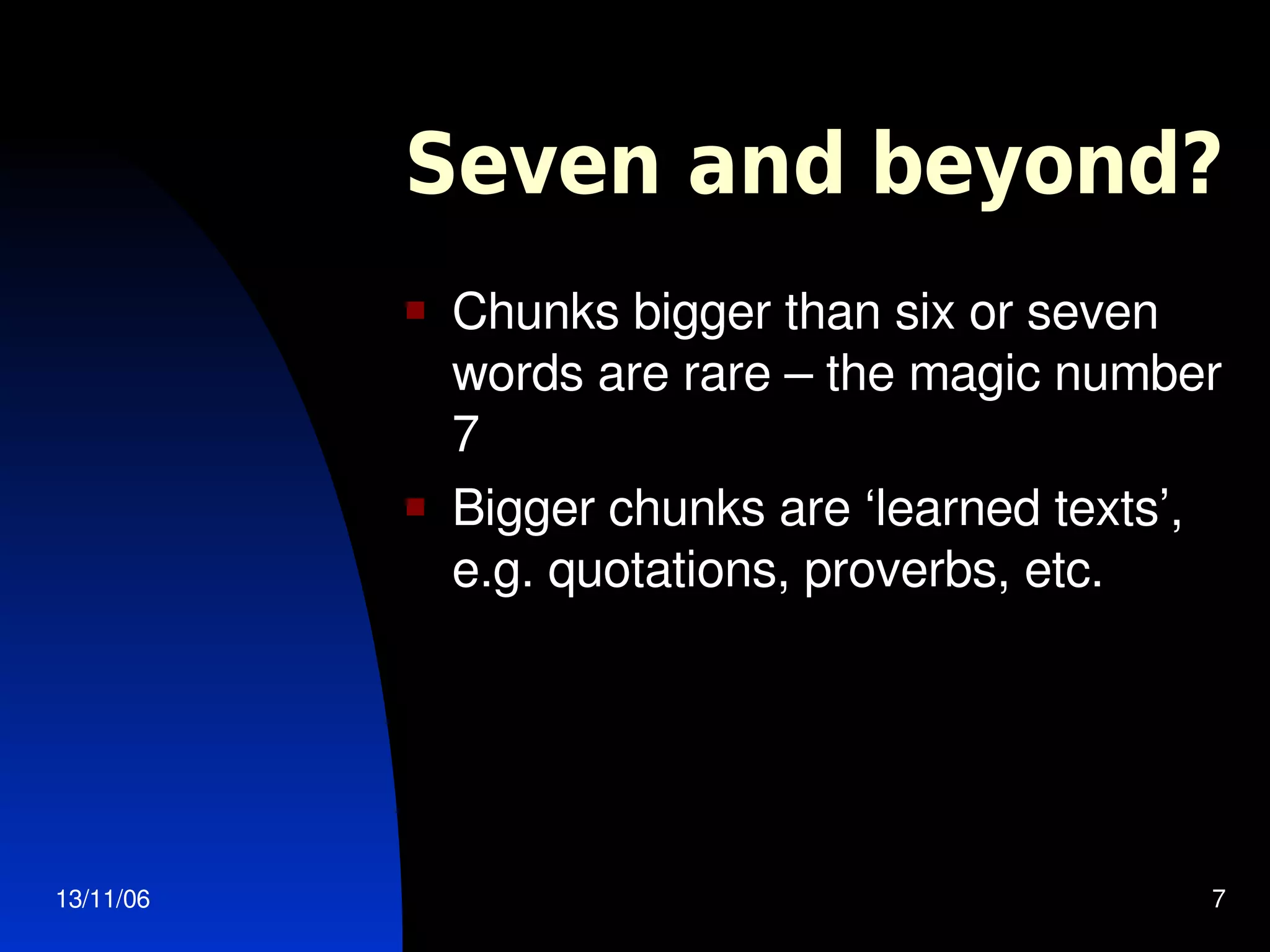 Teaching Spoken English: Words,Chunks and Grammar | PDF