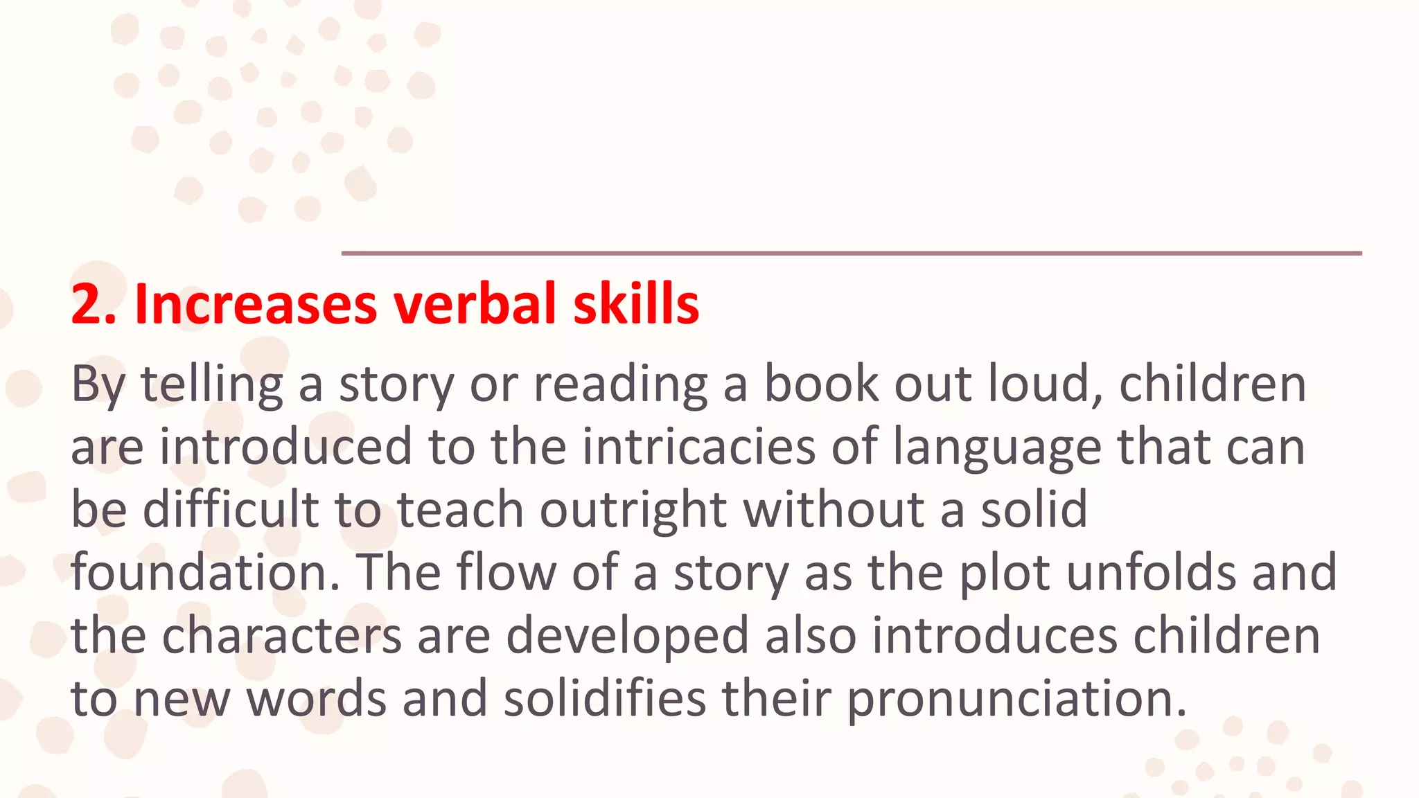 Teaching storytelling through varied learning styles big books (1) | PPTX