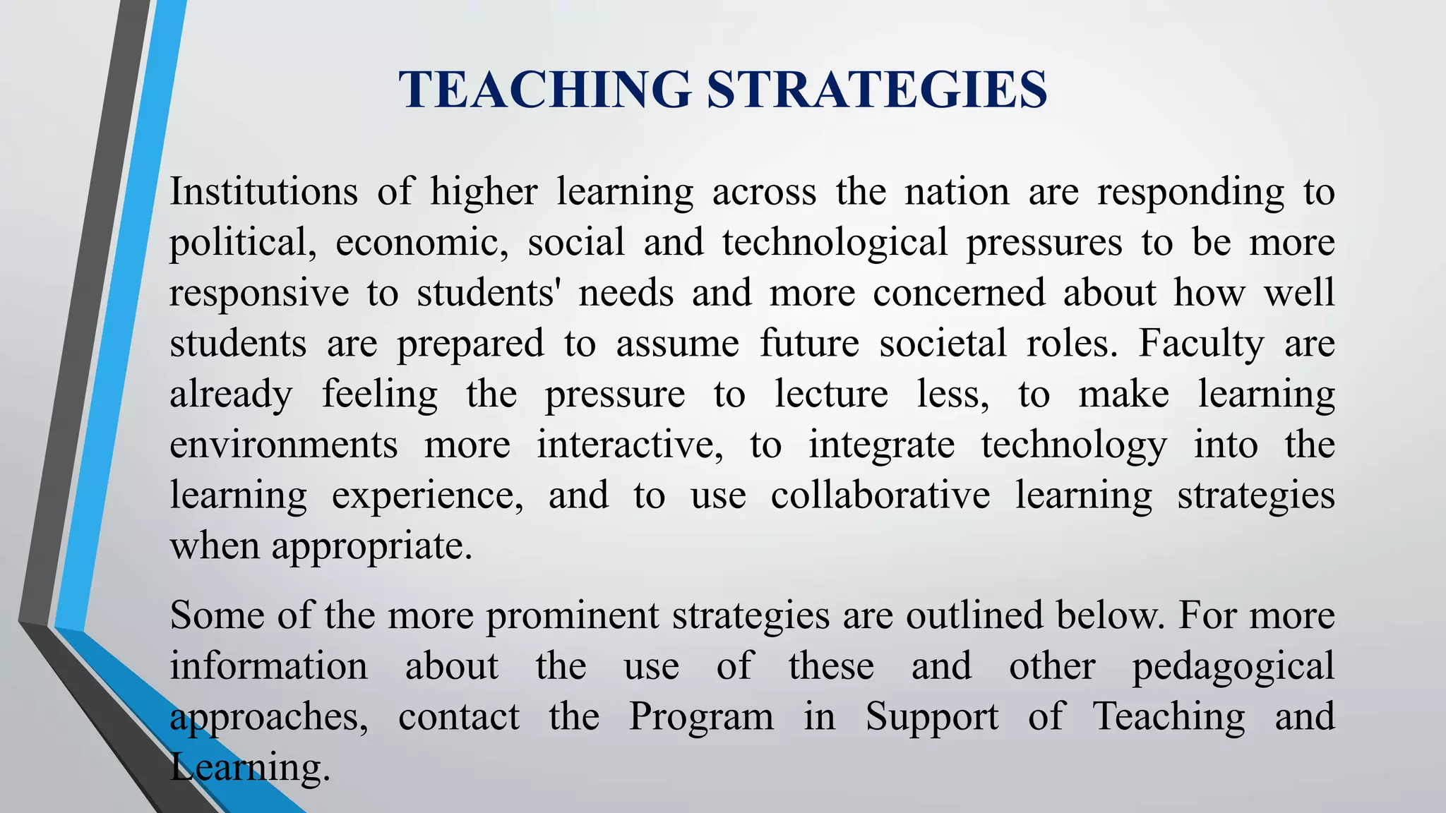 Teaching strategies | PPT