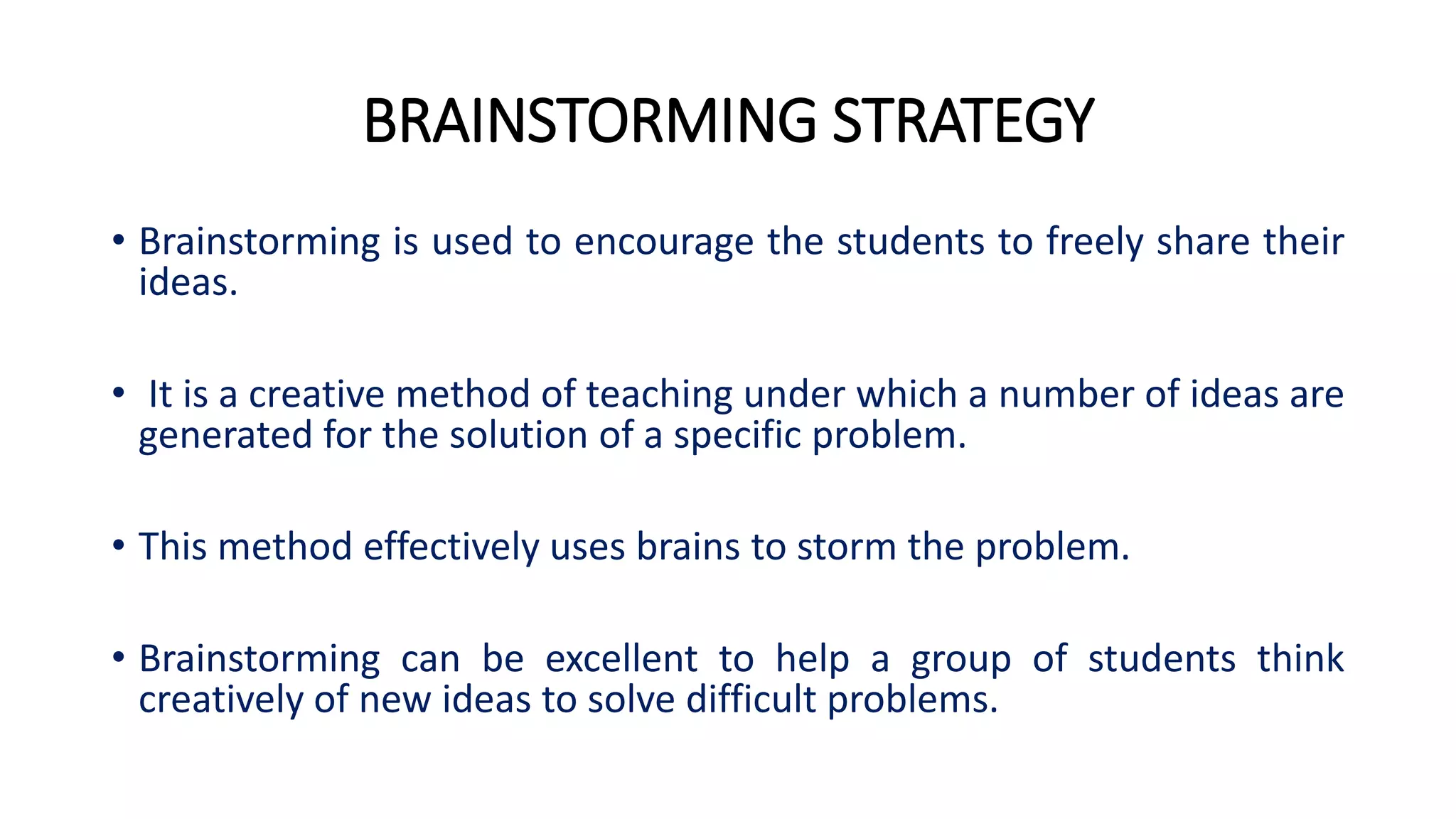Teaching Strategies.pptx | Education