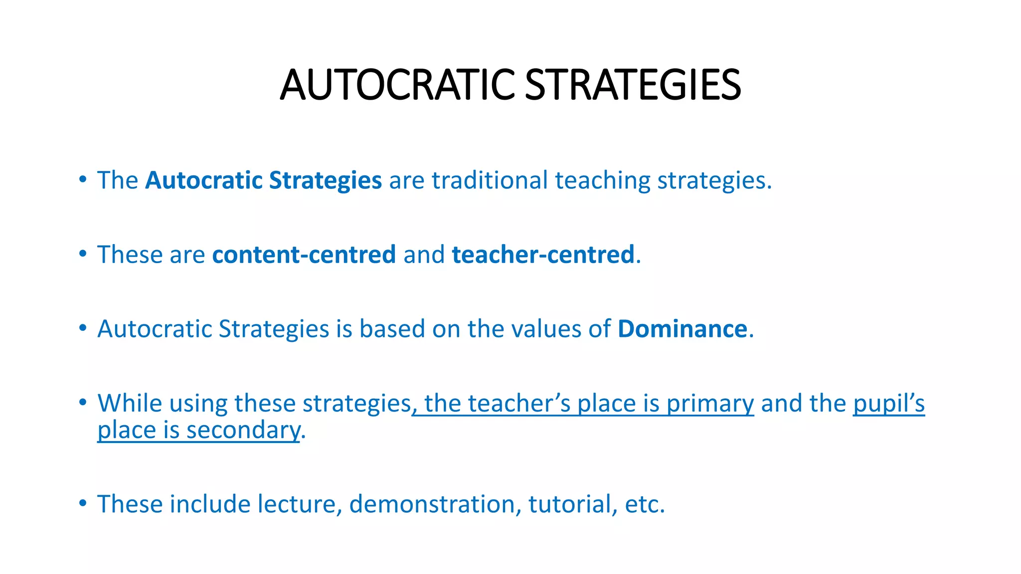 Teaching Strategies.pptx | Education