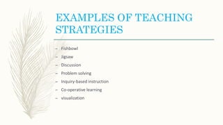 Teaching strategies 1 | PPT