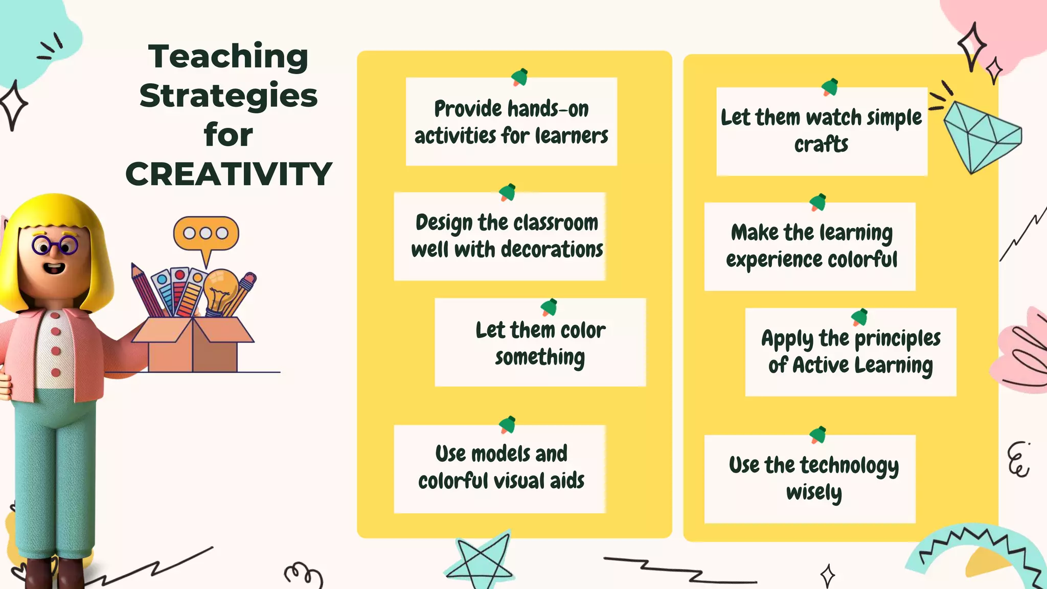 Teaching Strategies for CREATIVITY.pptx | Free Download