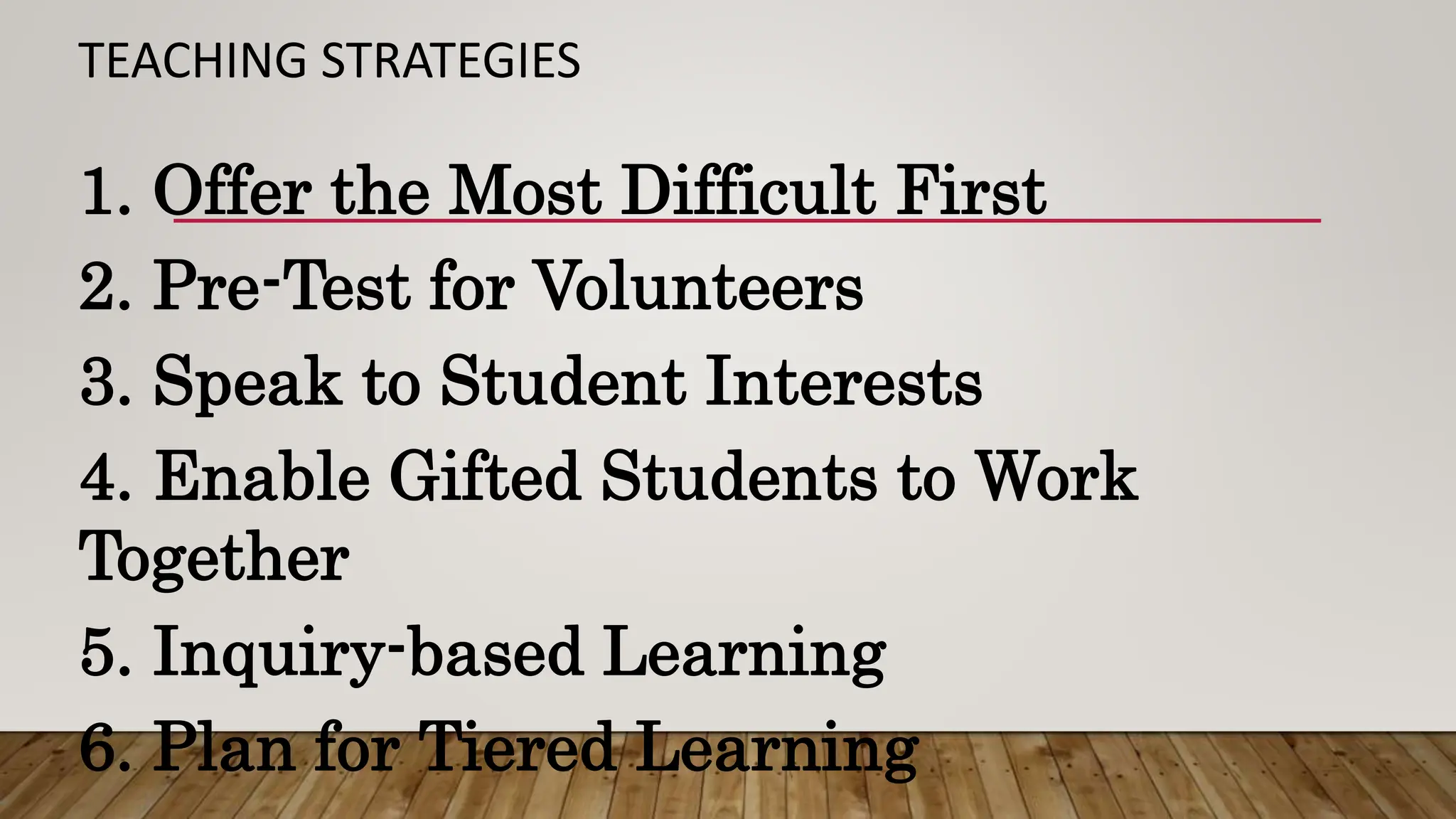 TEACHING STRATEGIES FOR THE LEARNERS WITH DISABILITIES,GIFTEDNESS AND ...