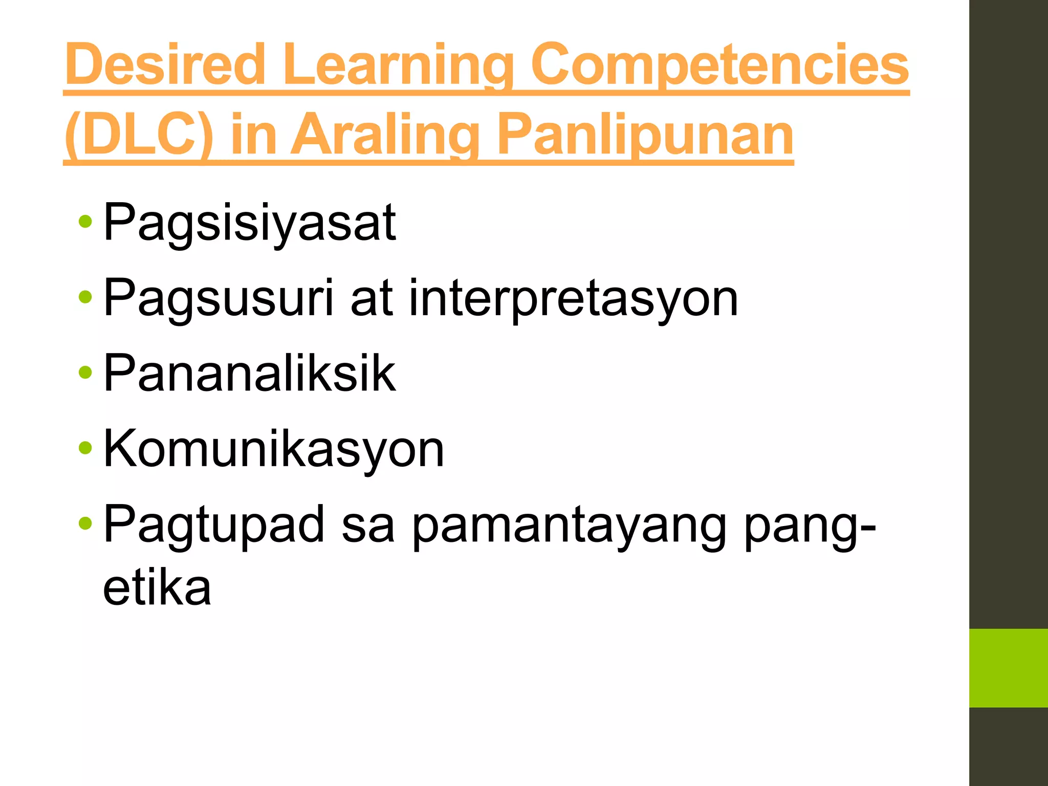 Teaching strategies in AP and EsP | PDF