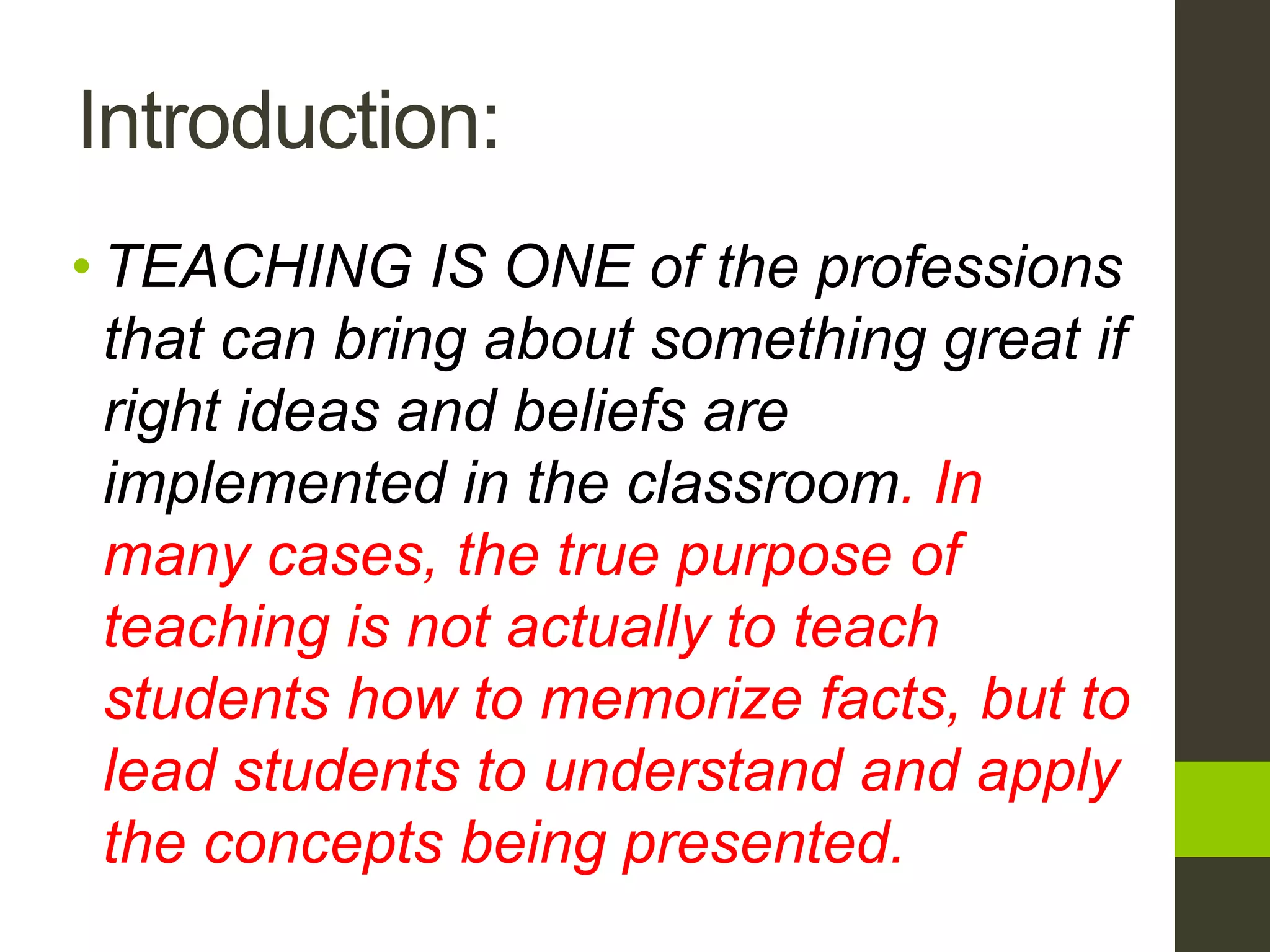 Teaching strategies in AP and EsP | PDF